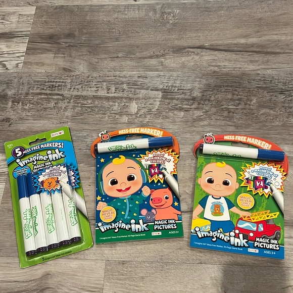 CoComelon | Toys | Bnwt Cocomelon Imagine Ink Game Book Set Wbonus ...